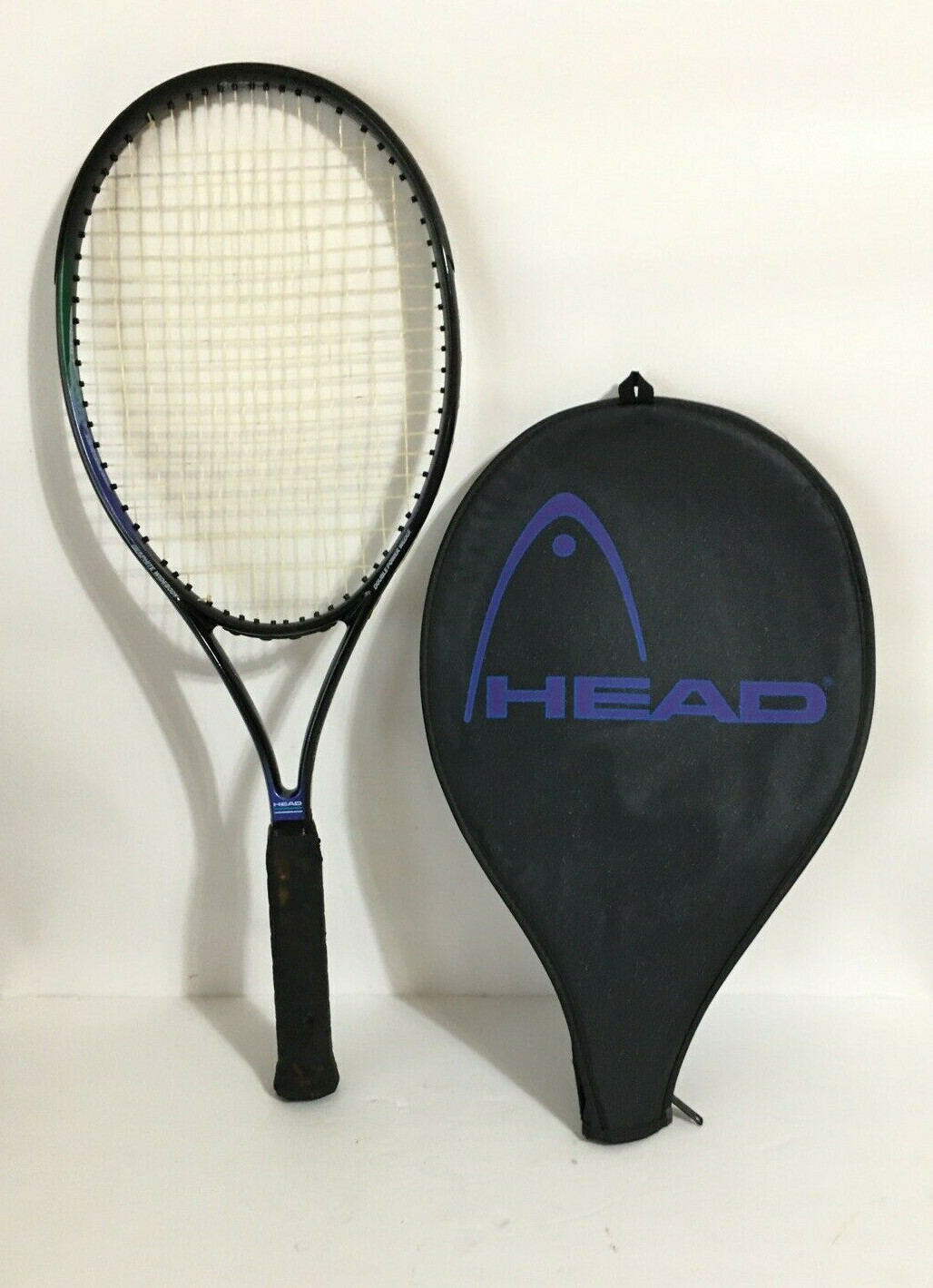 Head Graphite Radial Oversize Double Power Wedge Tennis Racket 4 5/8 SL ...