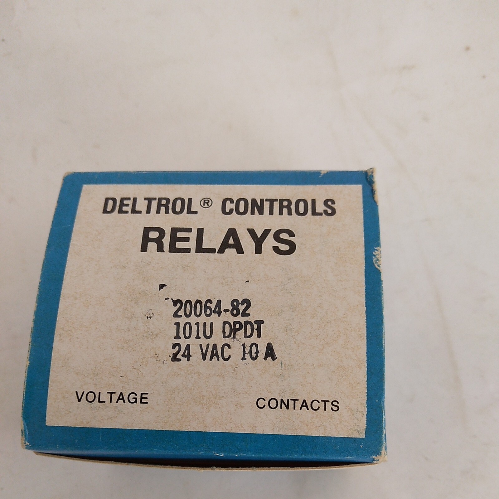 Deltrol Controls Relay 20064-82 101U DPDT 24VAC 10A | eBay