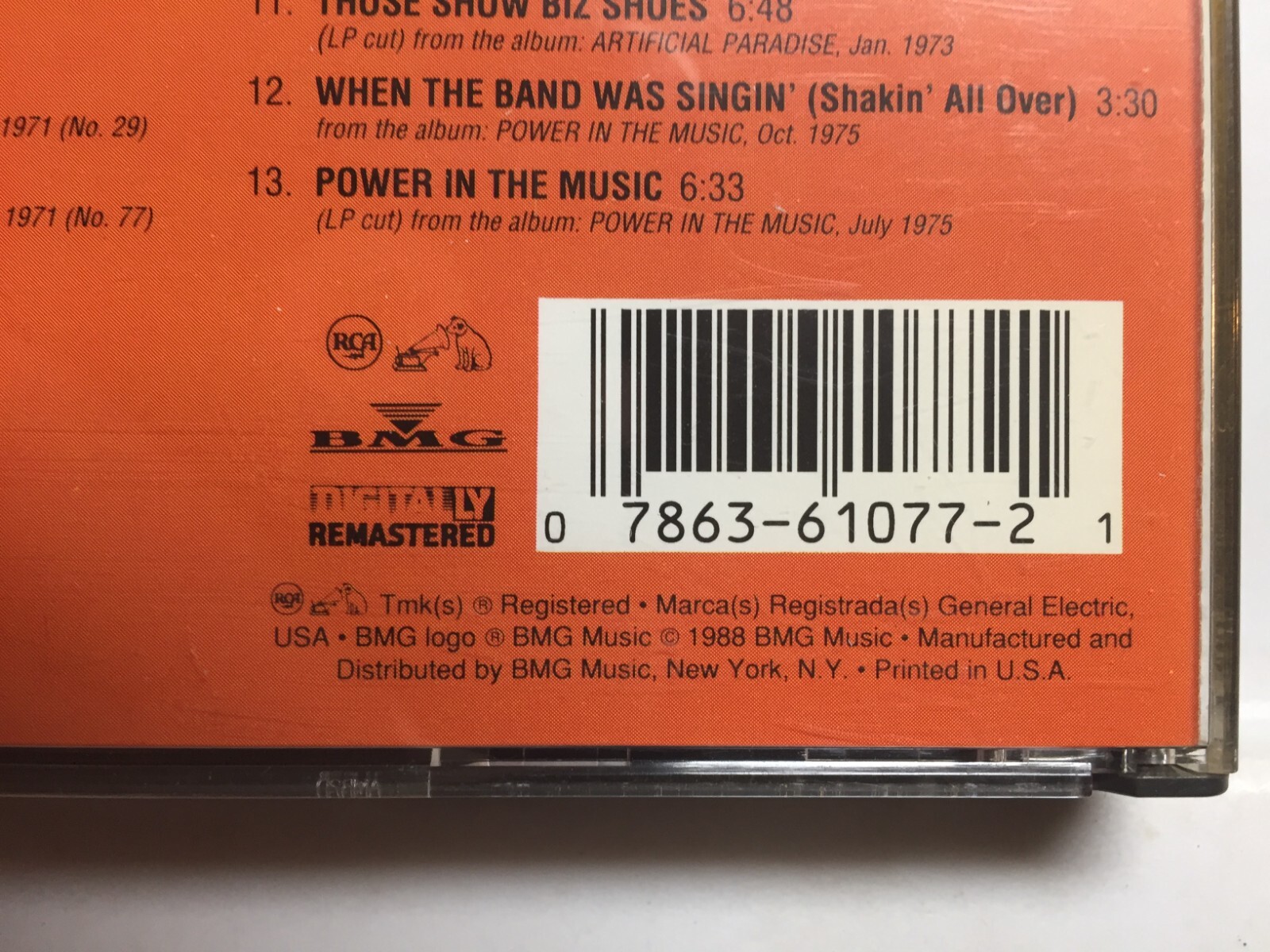 Track Record: The Guess Who Collection (2 CD,1988,RCA,1st Ed,Fatbox ...