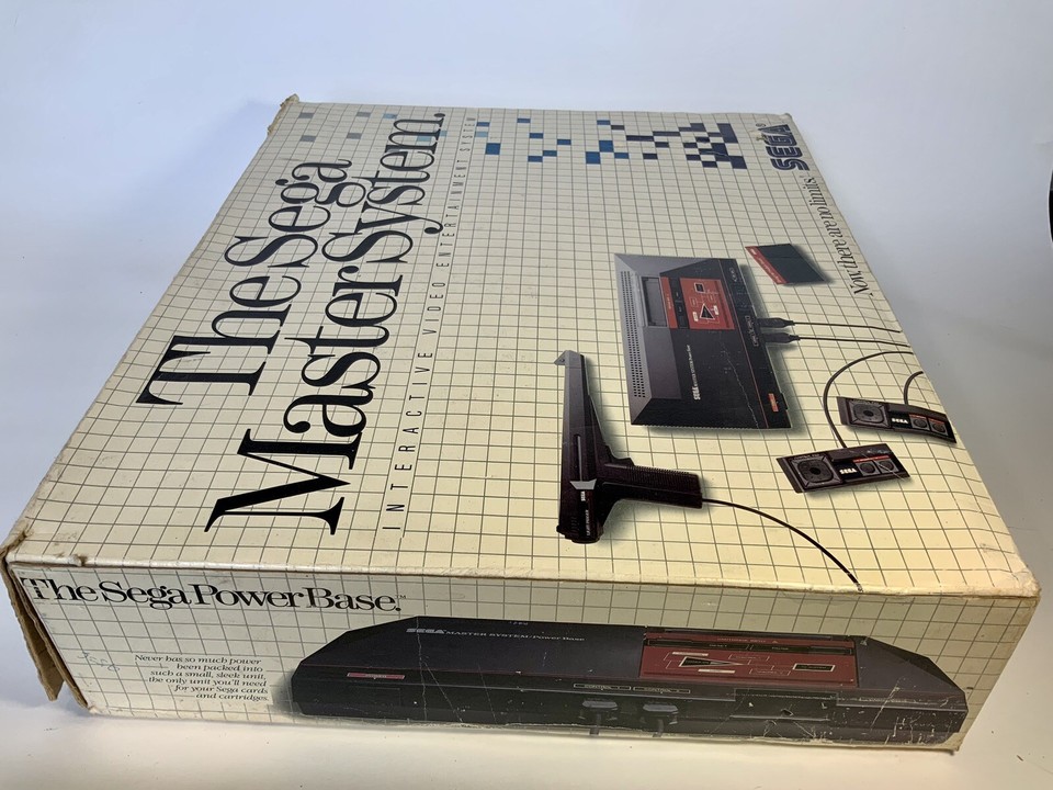 Sega Master System Original Console with Light Gun-Complete CIB+ ...