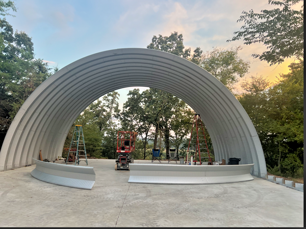 30x40x14 Engineered Steel Building Kit | DuroSPAN Clear-Span Arch ...