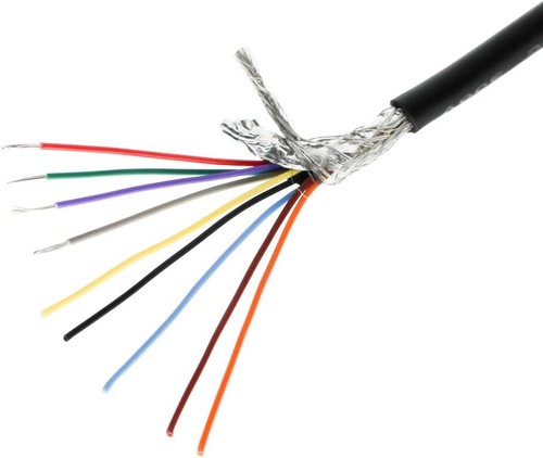 28 AWG 9/C CMP Plenum Rated Double Shielded 28AWG Cable | eBay