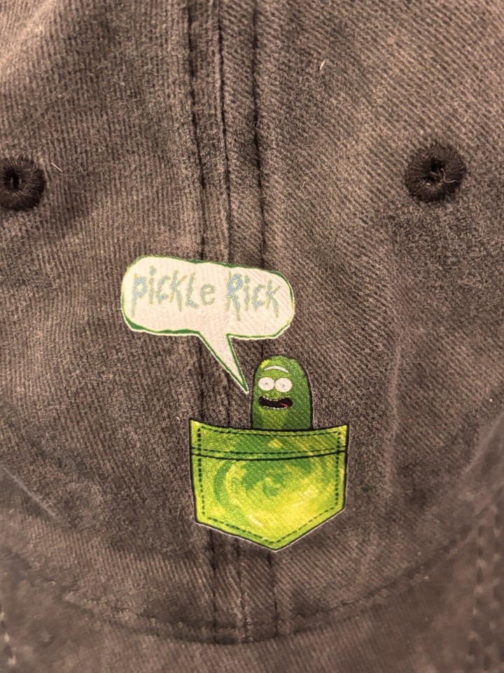 Rick and Morty Pickle Rick grey baseball cap - Fast Shipping | eBay