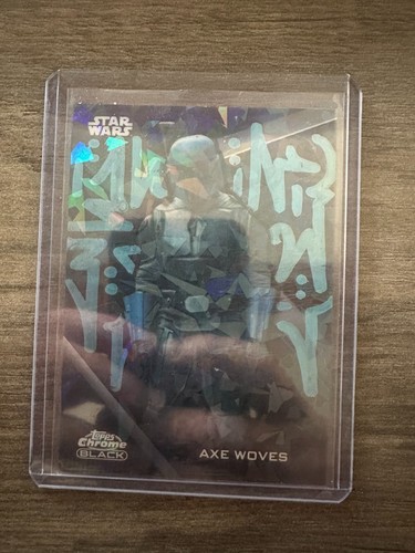 Ian McKesson Custom On Card Art (2022 Star Wars Chrome Black Axe Woves ...