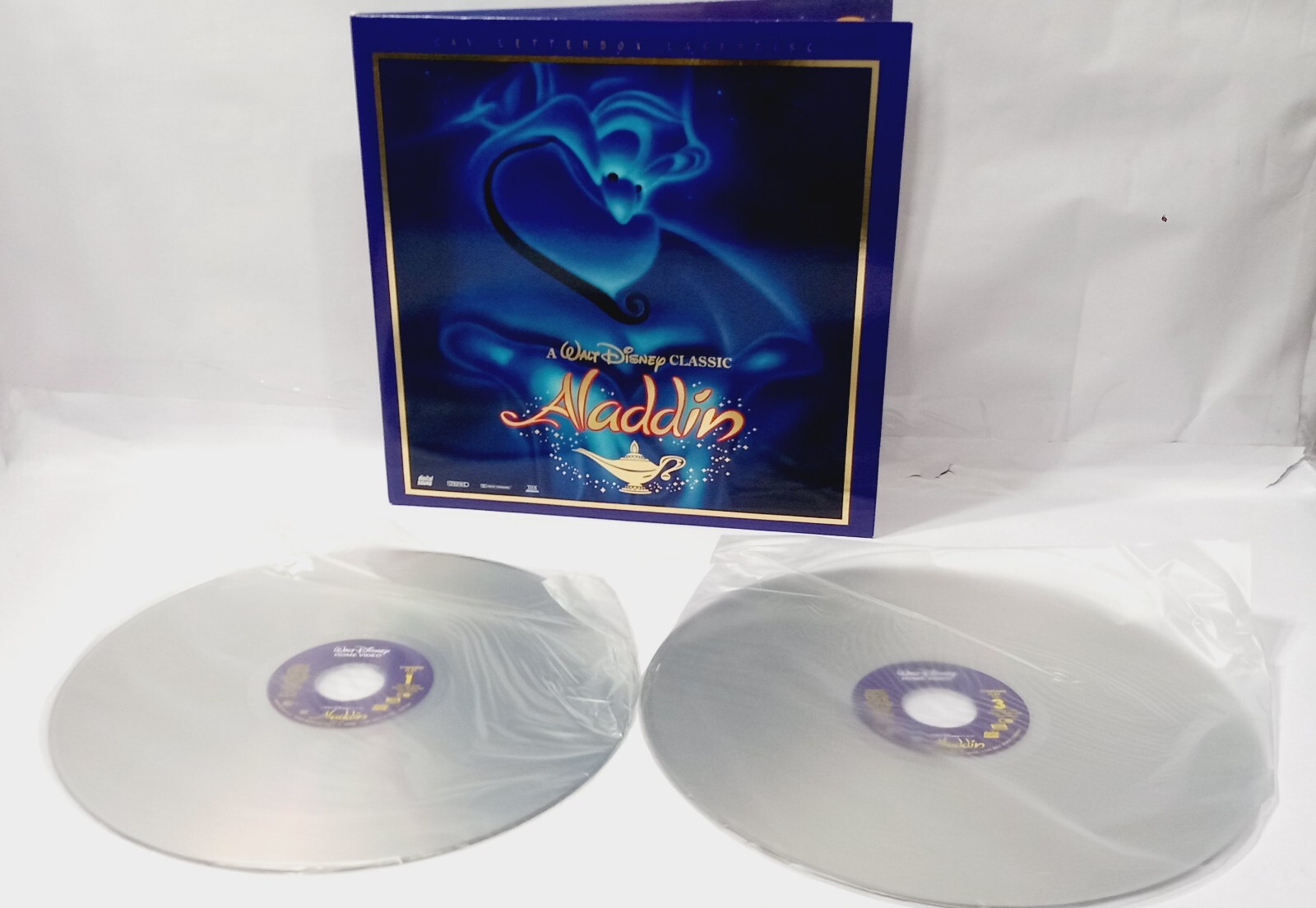 ALADDIN LaserDisc Walt Disney Princess Jasmine CAV LETTERBOX 2 ...