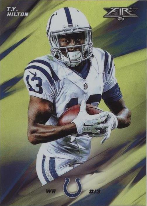 2015 Topps Fire - T.Y. Hilton #84 Gold /299 for sale online | eBay