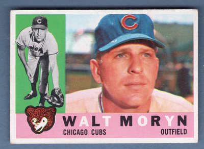 1960 Topps #74 Walt Moryn EX CCS10 | eBay