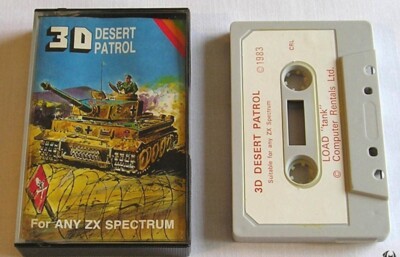 Sinclair ZX Spectrum 48K Game - 3D DESERT PATROL - CRL - Tested ...