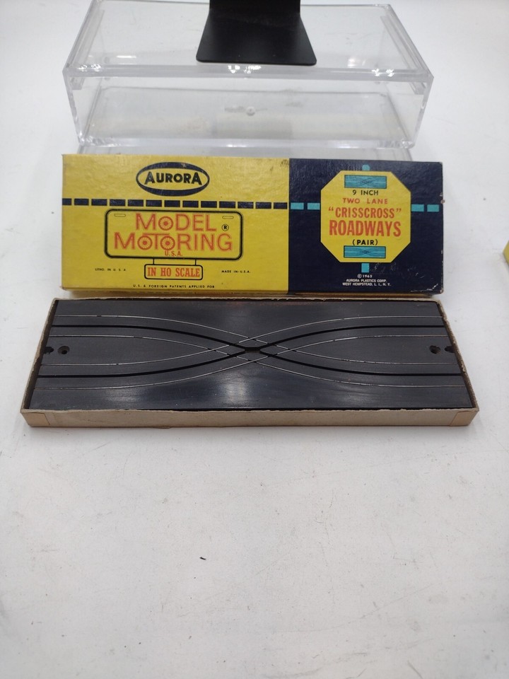 Vintage Aurora Model Motoring Lot Of Assorted Tracks | eBay