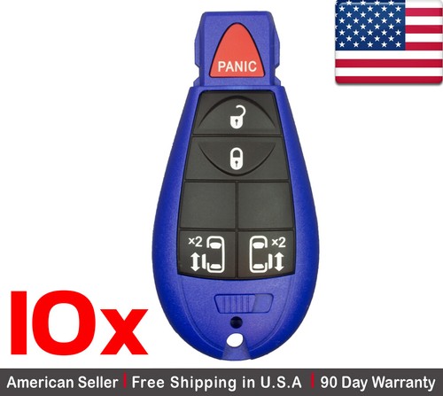 10x New Replacement Keyless Entry Remote Key Fob For Chrysler Dodge ...