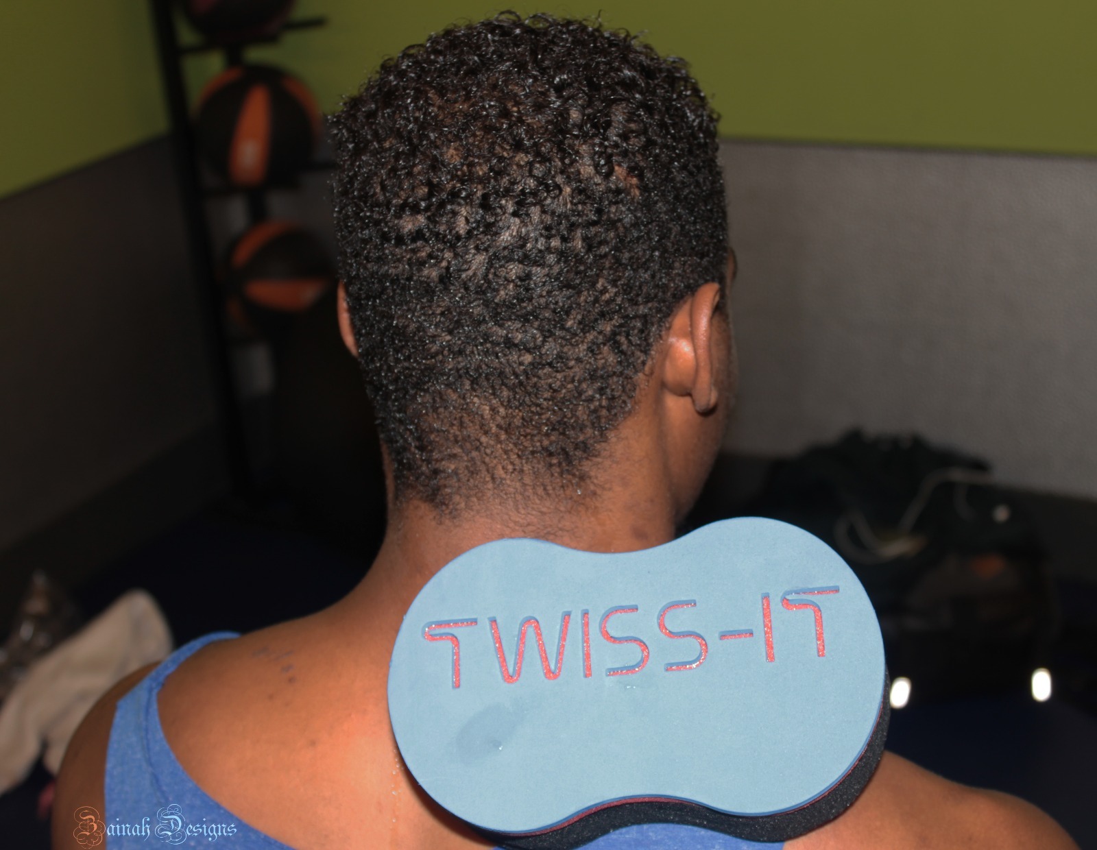 Spin Barber Hair Sponge Brush for Dreads Locking Twist Coil Afro Curl ...