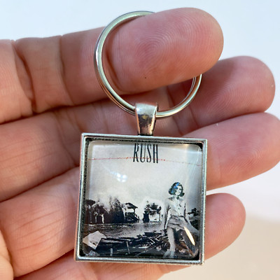 Rush Permanent Waves Album Cover Image Keychain or Necklace Rock n ...