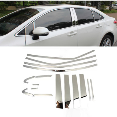 2019-2023 For Toyota Corolla Sedan Stainless Full Window Sill Strips ...
