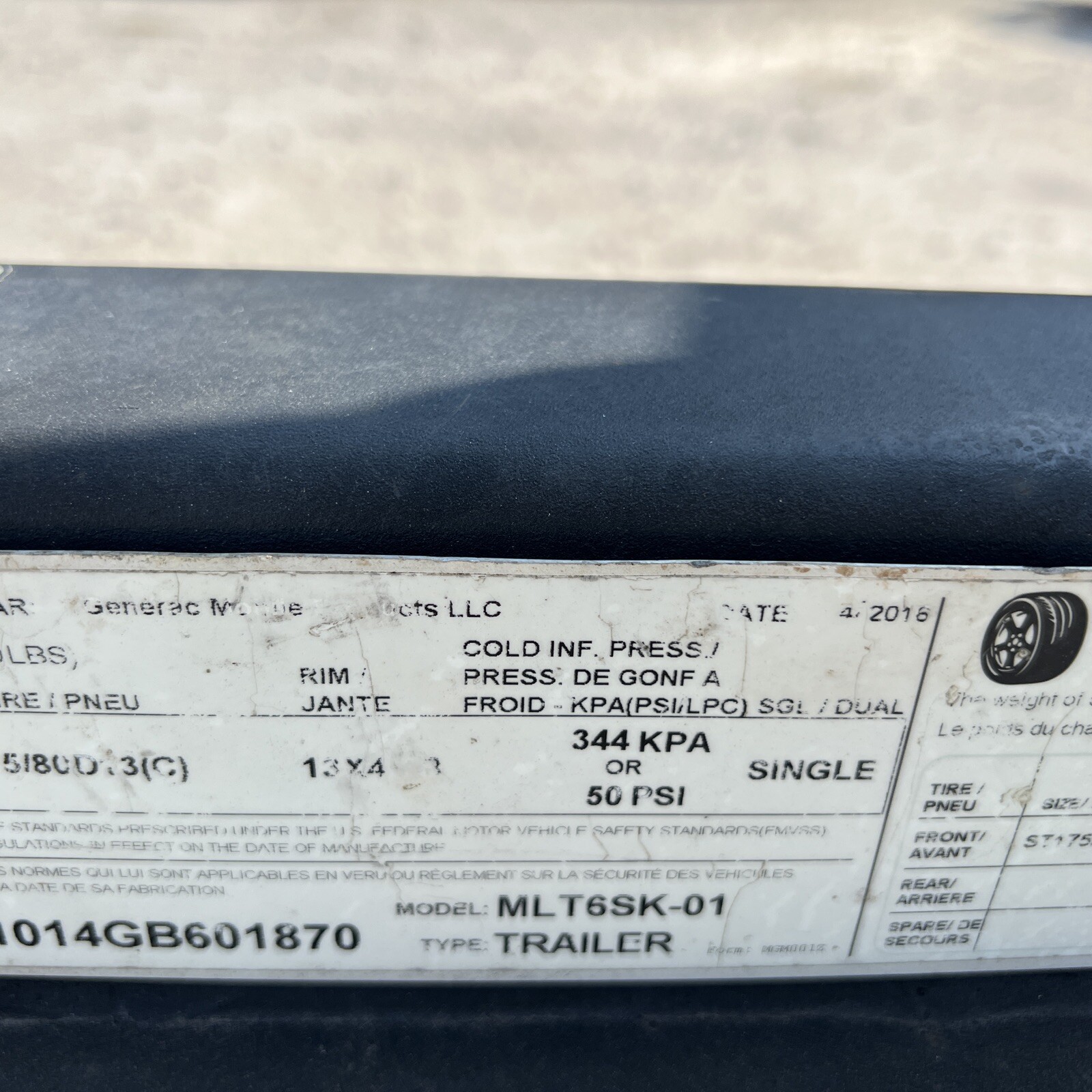 2016 Magnum MLT6SK Towable Light Tower Generator Kubota Diesel 6 KW 120 ...