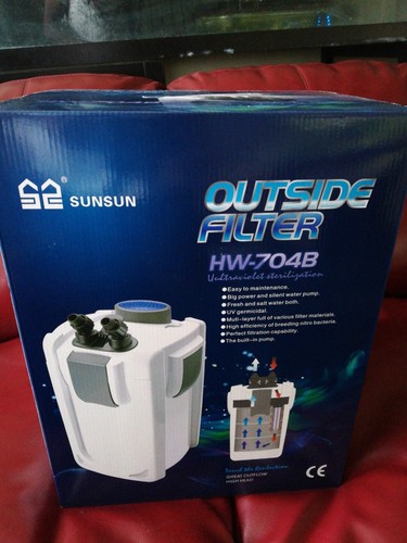 SUNSUN Hw-704b 525 GPH 5-stage External Canister Filter With 9w UV ...