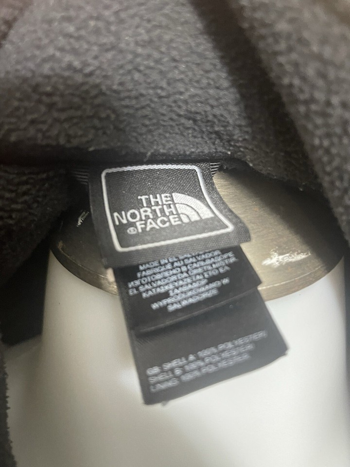 The North Face fleece full zip turtleneck embroidered logo mens size M ...