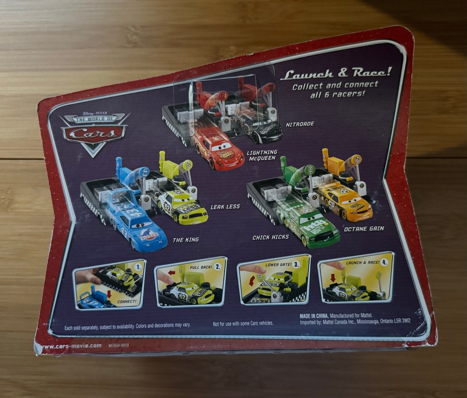 Disney Pixar The World Of Cars Pit Row Race Leak Less Diecast 2007 ...