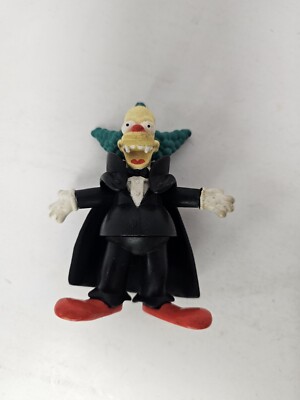 2001 Simpsons Krusty the Clown Vampire Figure Vintage Burger King ...
