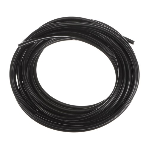 Round Belts 3.5mm Dia 16.4ft Length Smooth Surface PU Urethane Black ...