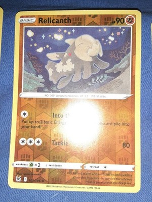 Pokémon TCG Pokémon Relicanth Relicanth Uncommon Reverse Holo | eBay