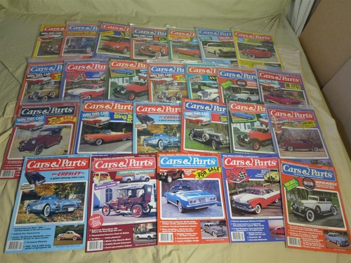 Lot of 25 CARS & PARTS Vintage/Classic/Antique Cars/Auto Magazines 1987 ...