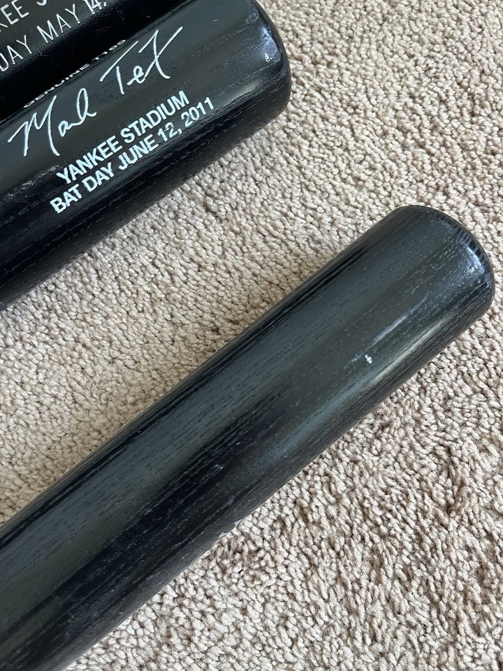 4 New York Yankees Baseball Bats SGA World Series Louisville Slugger ...