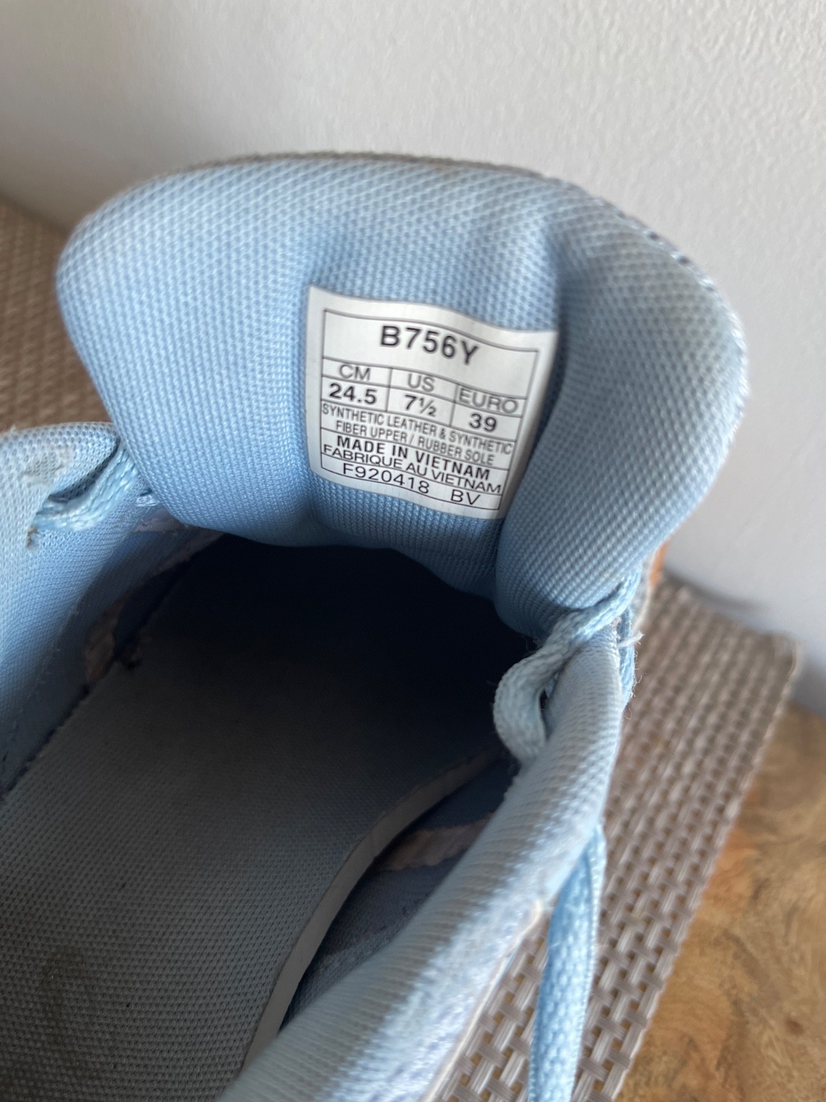 Asics B756Y Gel Rocket Blue Women’s Netball Trainers EUR 39, 24.5CM,US ...