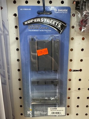 K-Line Superstreets 6-22598 Adjustable Straight Track Kit, O Gauge, NIB ...
