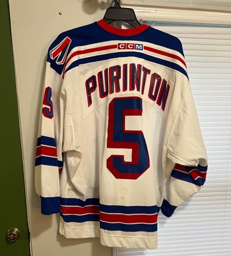 Dale Purinton 2001-02 NY Rangers Game Worn Used Jersey W/ 9/11 Patch ...