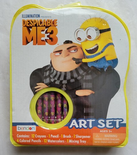 Despicable Me 3 Art Set by Bendon New in Package Minions Illumination ...