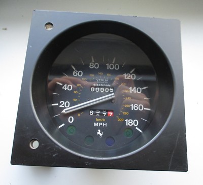 Ferrari 400i Speedometer Tacho Geschwindigkeitsanzeige 617378 Veglia ...