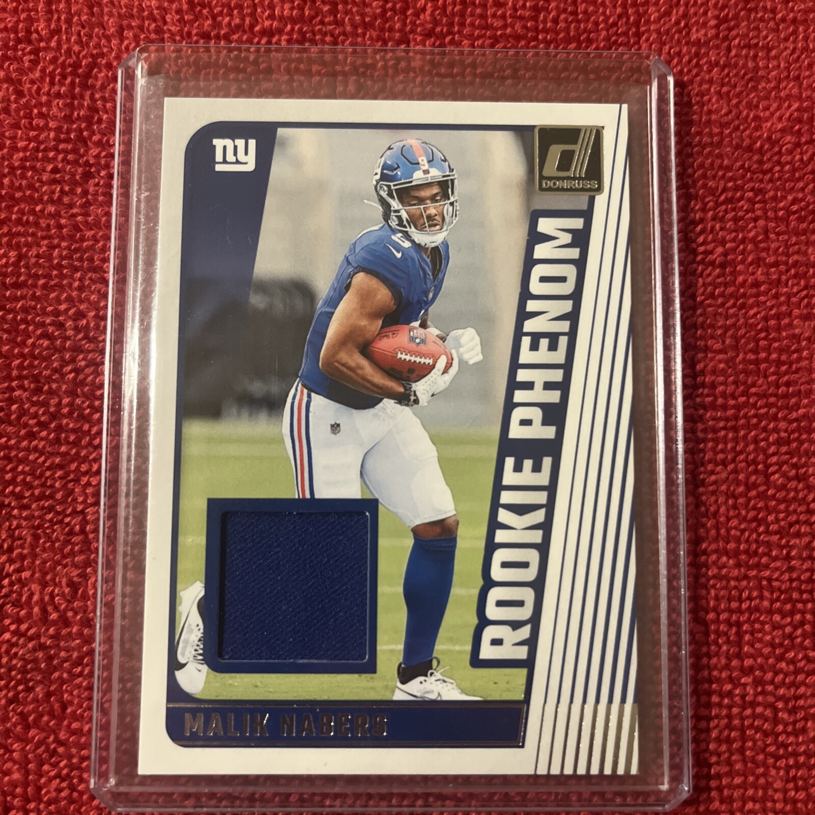 2024 Panini Donruss - Rookie Phenom Jerseys #RPJ-MNA Malik Nabers (MEM ...