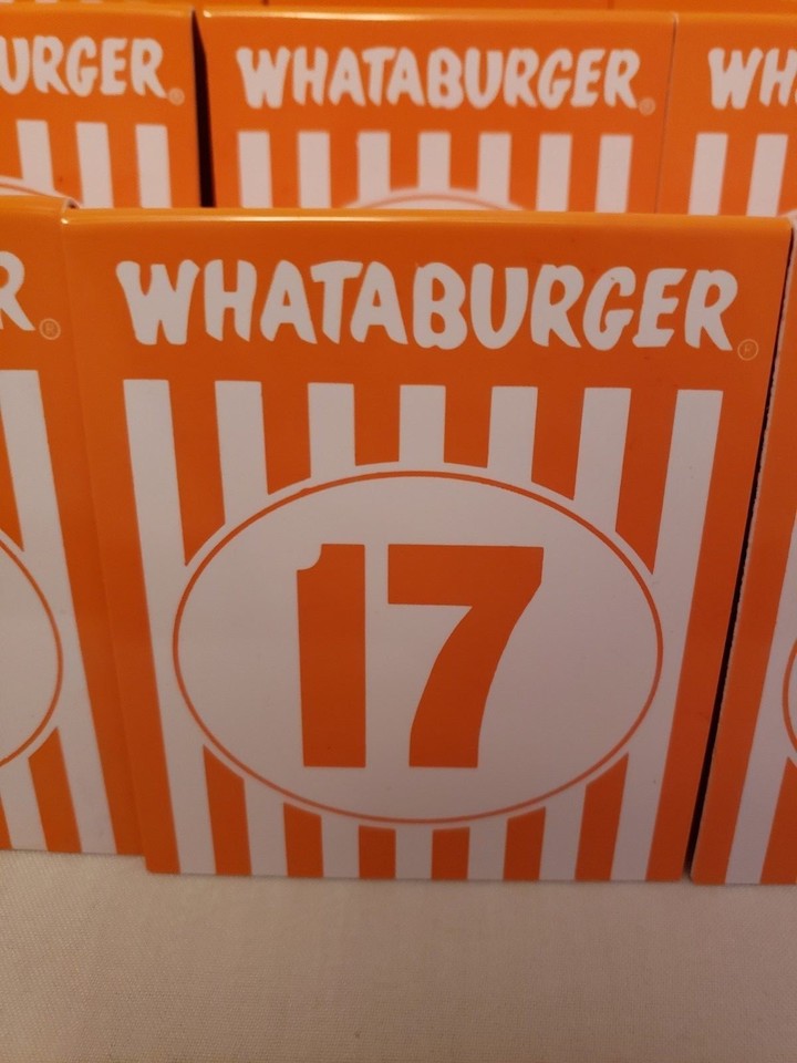Individual WHATABURGER Restaurant Table Tent Numbers - Modern Glossy | eBay