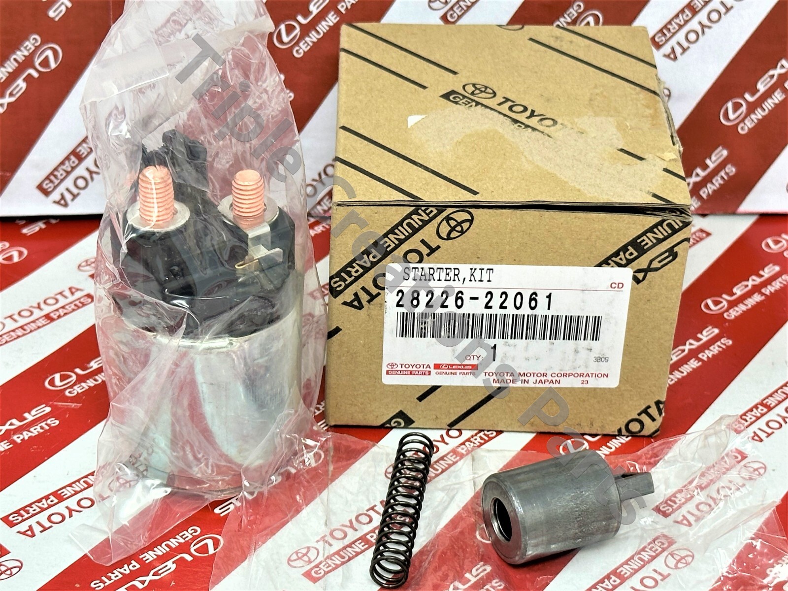 Toyota Genuine 28226-22061 Starter Kit Repair Service 2822622061 OEM | eBay