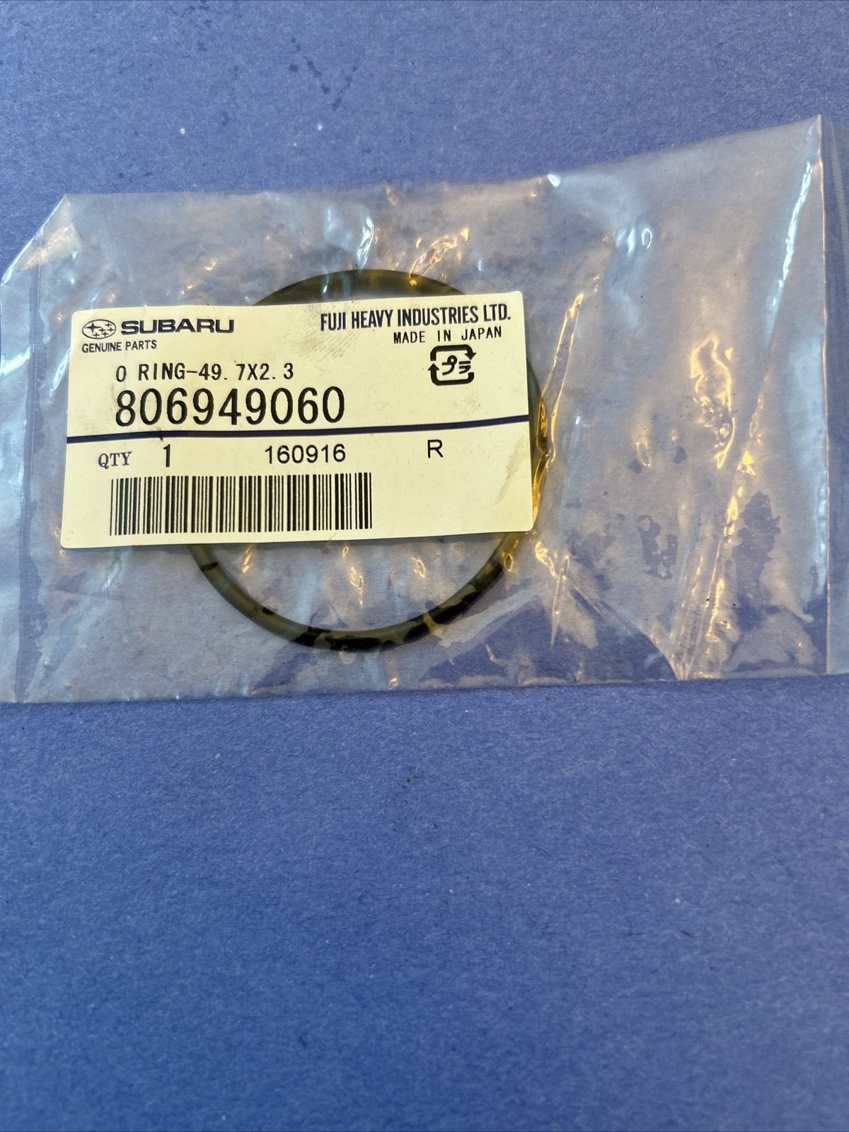 Genuine Subaru Engine Oil Pump Pickup Tube Gasket 806949060 for sale ...