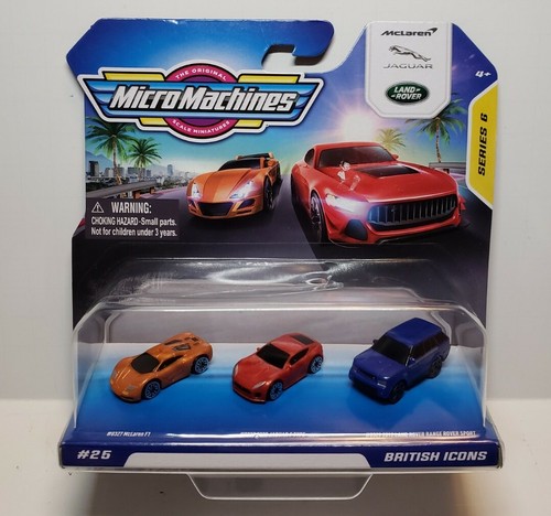 2021 Hasbro Micro Machines Series 6 #25 BRITISH ICONS 3 Pack ...