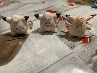 Tomy Pokemon Figure Clefable And Clefairy. C G T S J | eBay