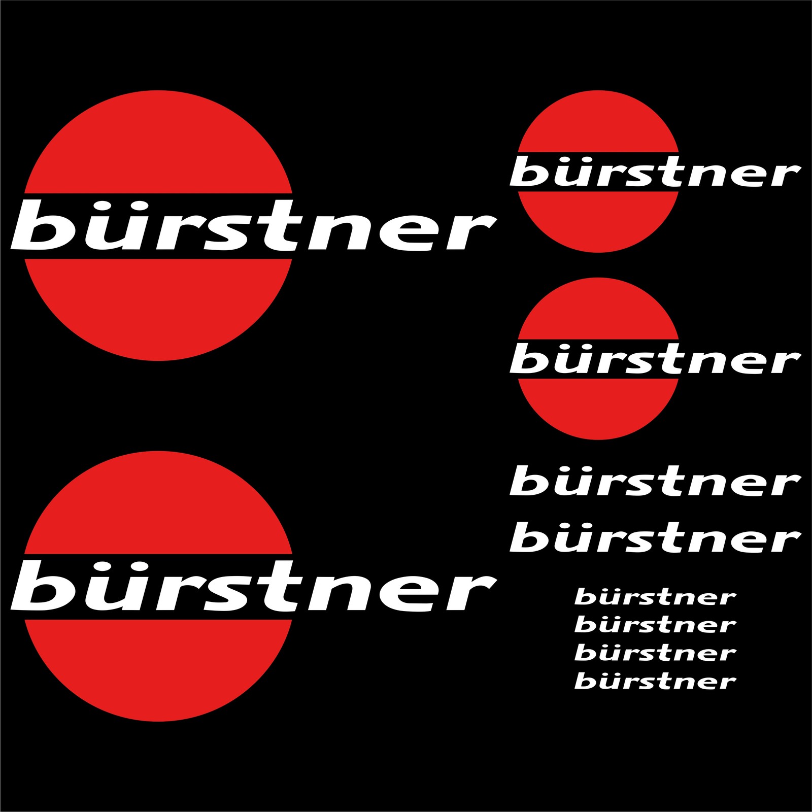 bürstner autocollant sticker camping car caravane caravan 10 Pièces | eBay