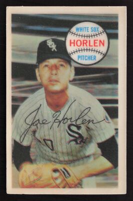 Joe Horlen 1970 Kellogg's 3-D Super Stars #23 Chicago White Sox VG-EX ...