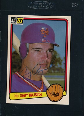 1983 Donruss #599 Gary Rajsich Mets Signed Auto *45445 | eBay