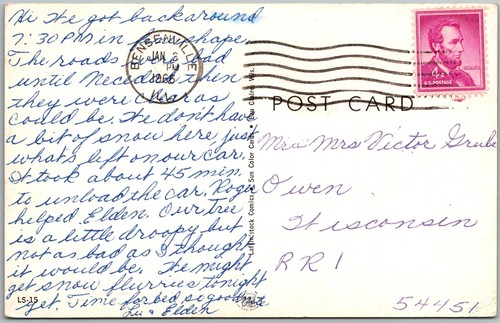 Vintage Postcard Cartoon Character Wisconsin Dells 1960s | eBay