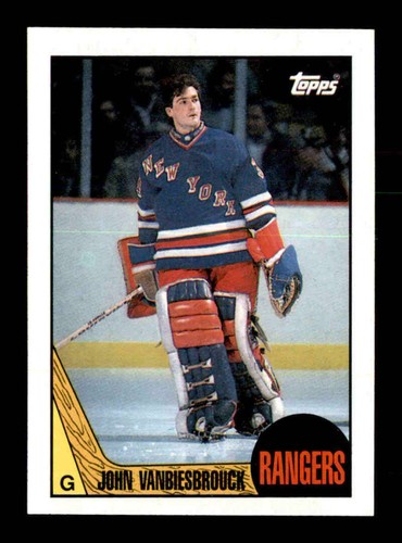 1987 Topps #36 John Vanbiesbrouck NM+ X3045490 | eBay