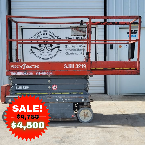 2013 Skyjack SJIII 3219 19ft. Scissor Lift Electric Aerial Manlift ...