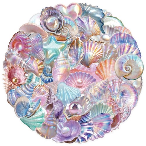 Sparkling Seashells Design PET Stickers 50 Sheets Phone Case Laptop ...