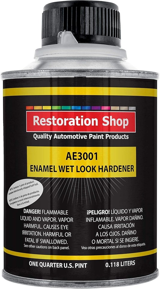 NEW Restoration Shop AE3001 Acrylic Enamel Wet Look Hardener 4 Ounces ...