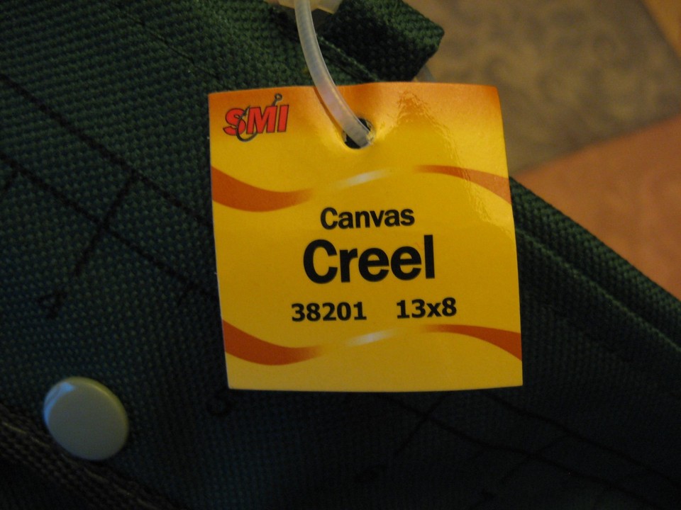 SMI Canvas Creel 4 Pocket 13" x 8" Freshwater Fly Fishing Tackle Bag ...