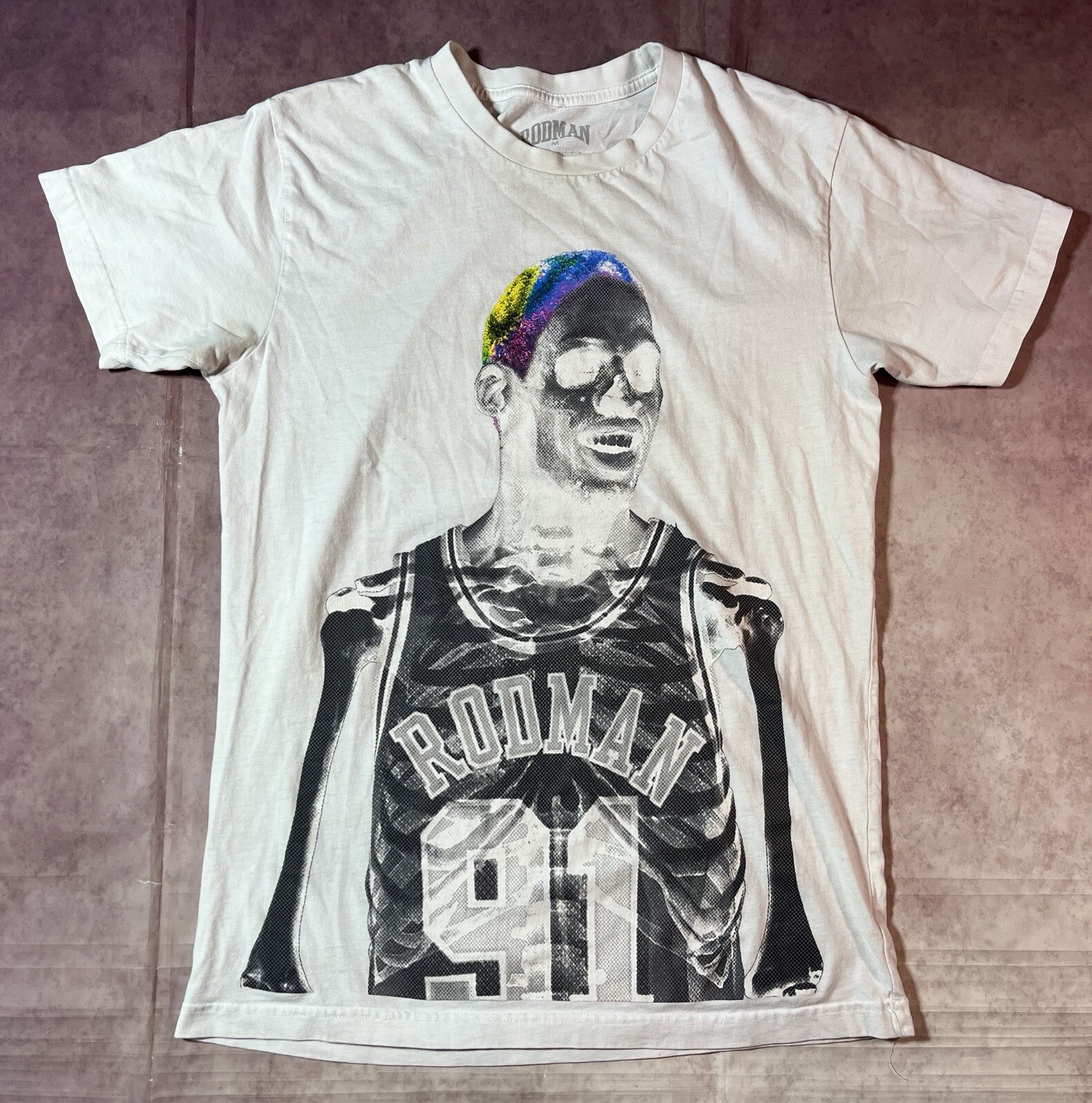 Dennis Rodman NBA Basketball 90's Chicago Bulls Vinta… - Gem