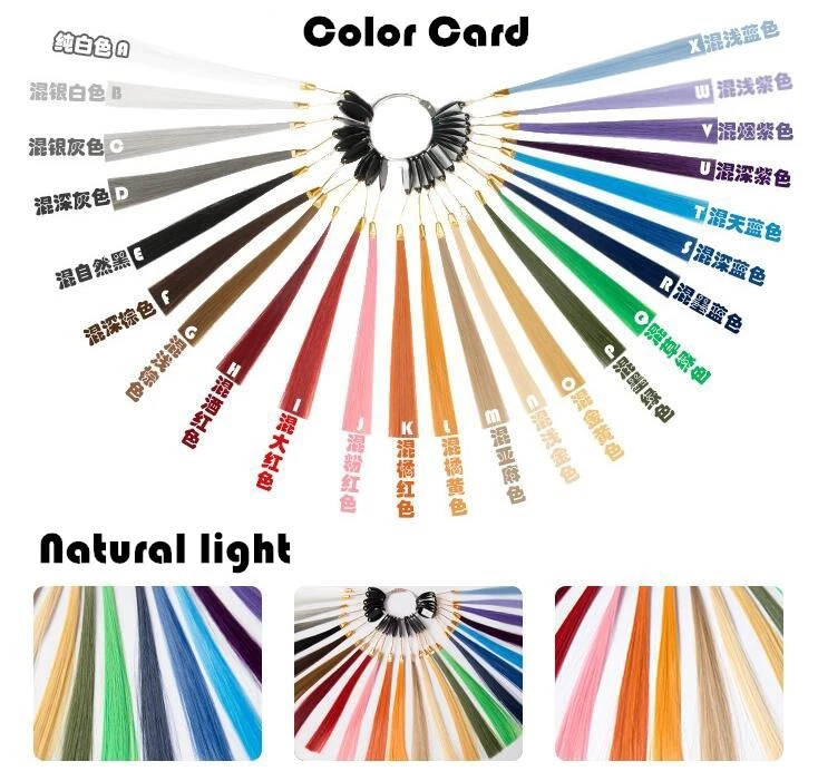 Anime Hair Color Chart