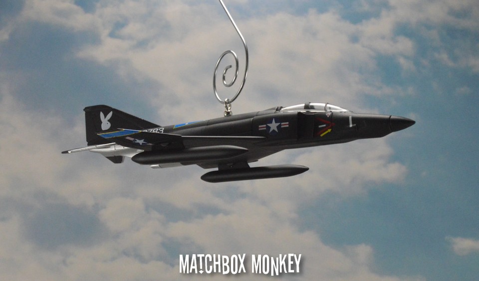 Phantom F-4J USA Navy Christmas Ornament VX-4 Black Bunny Vandy 1 F4 F ...