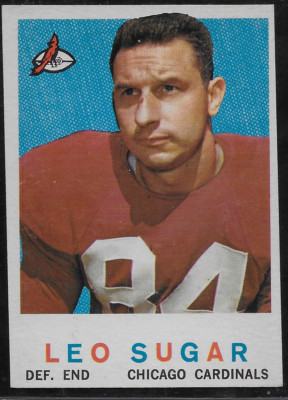 1959 Topps #154 Leo Sugar Chicago Cardinals Near Mint! | eBay